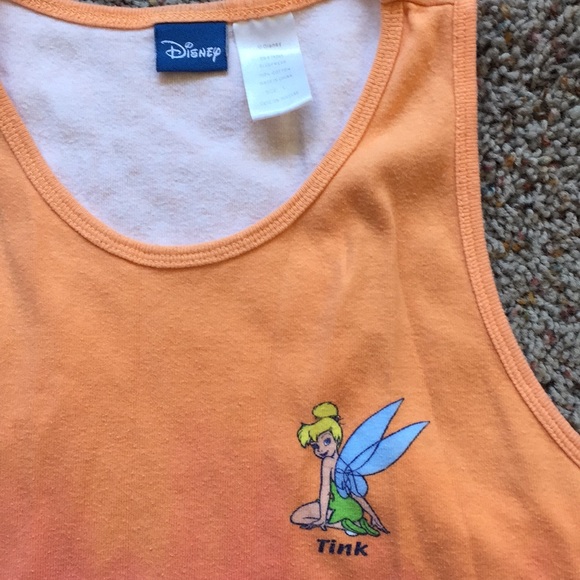 Disney | Tops | Disney Tinkerbell Tank Top | Poshmark